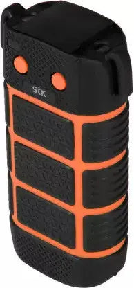 STK 5200 mAh Power Bank (Orange/Black, Lithium-ion) — TeckPot
