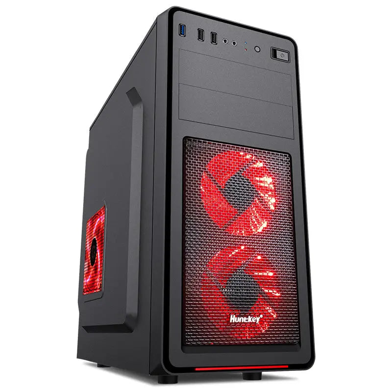 Huntkey BU560 Black Gaming PC Case Without PSU — TeckPot